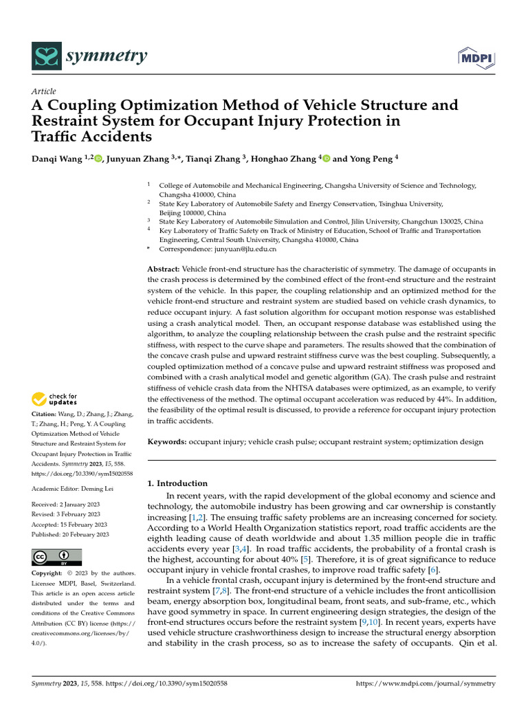 A Coupling Optimization Method of Vehicle Structur | PDF | Mathematical Optimization | System