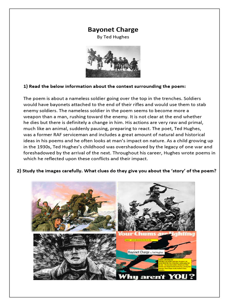 Bayonet Charge Activities | PDF