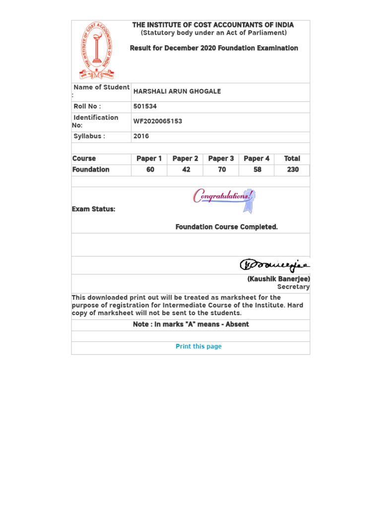 Foundation Result | PDF