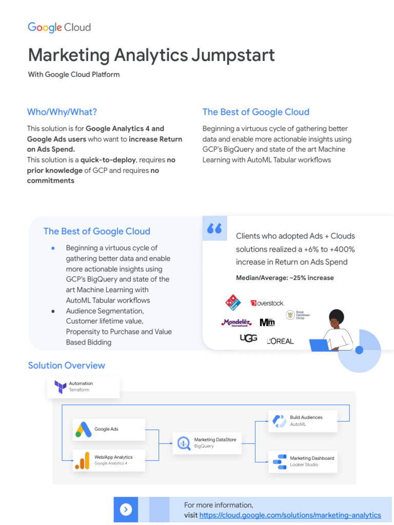 [One Pager] Marketing Analytics Jumpstart | PDF