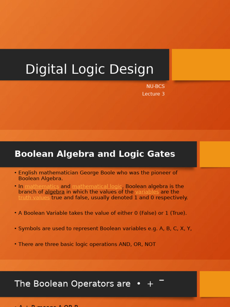 03-DLD | PDF | Logic Gate | Logic