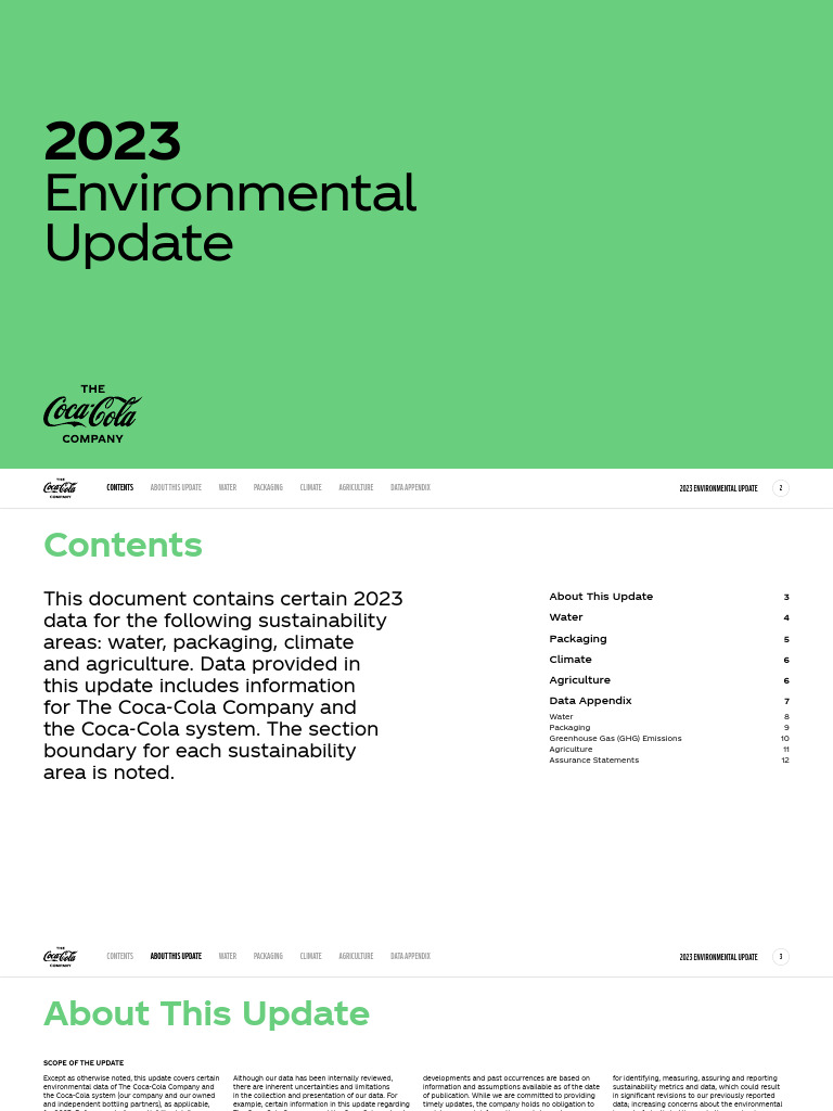 2023 Environmental Update | PDF | Recycling | Reuse