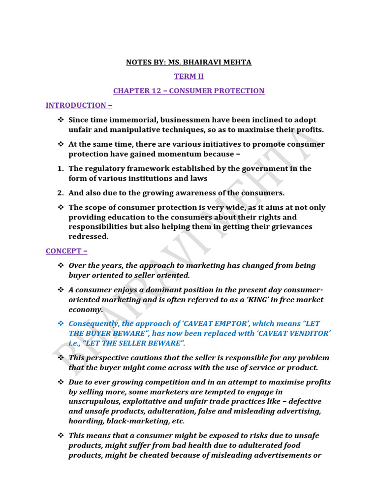 Consumer_Protection | PDF | Consumer Protection | Economies