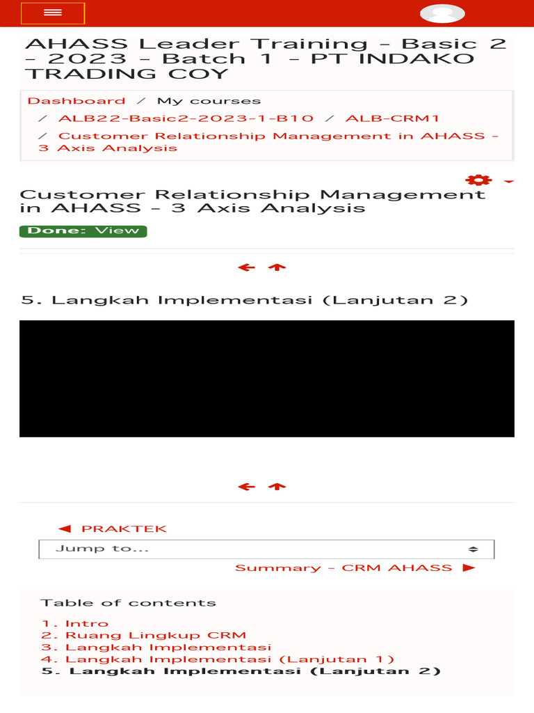 CRM Implementation Guide for AHASS | PDF