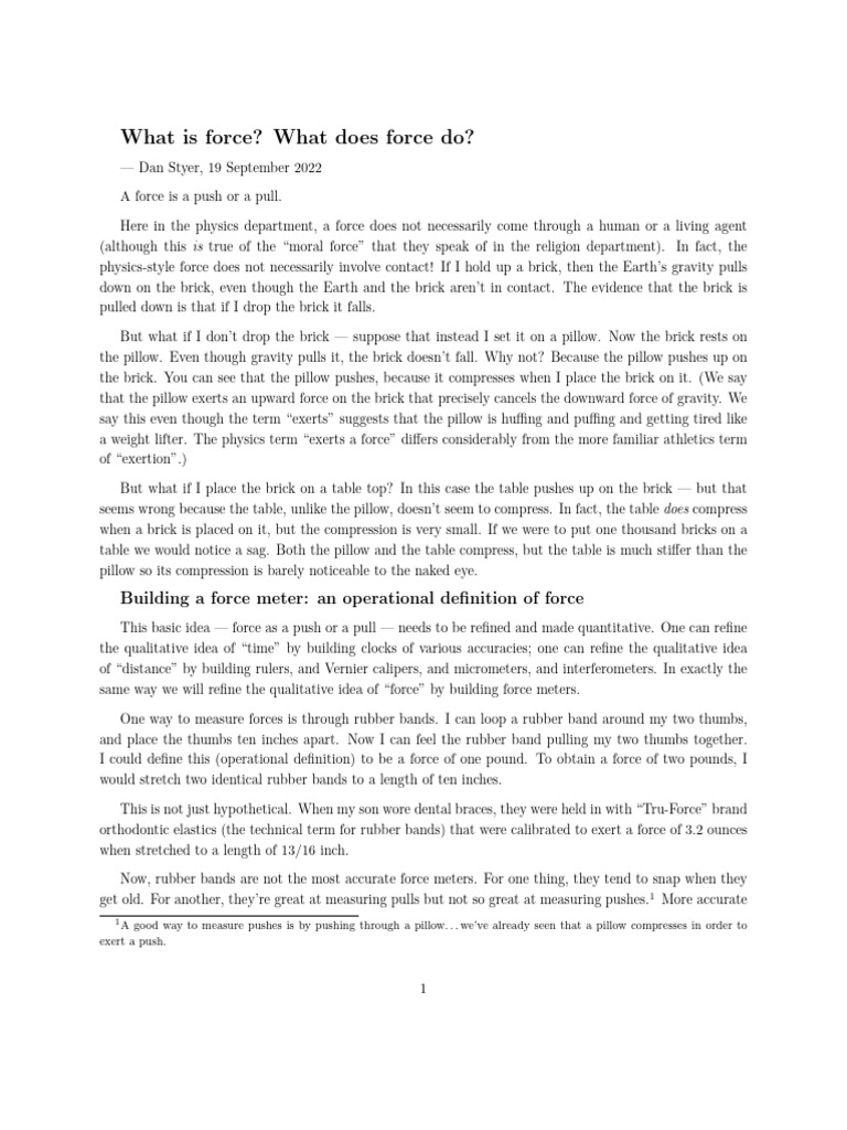 Force Pdf Force Pound Mass