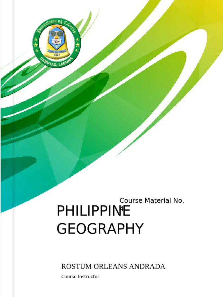 Philippine Geography Module 4 | PDF | Luzon | Earth Sciences