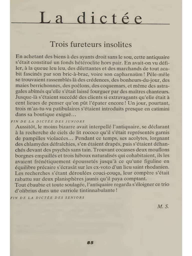 Dictées Piveau | PDF