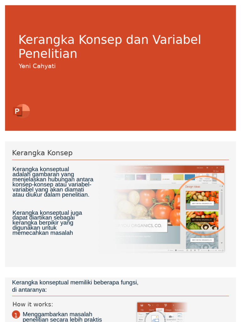 Kerangka Konsep & Variabel Penelitian | PDF