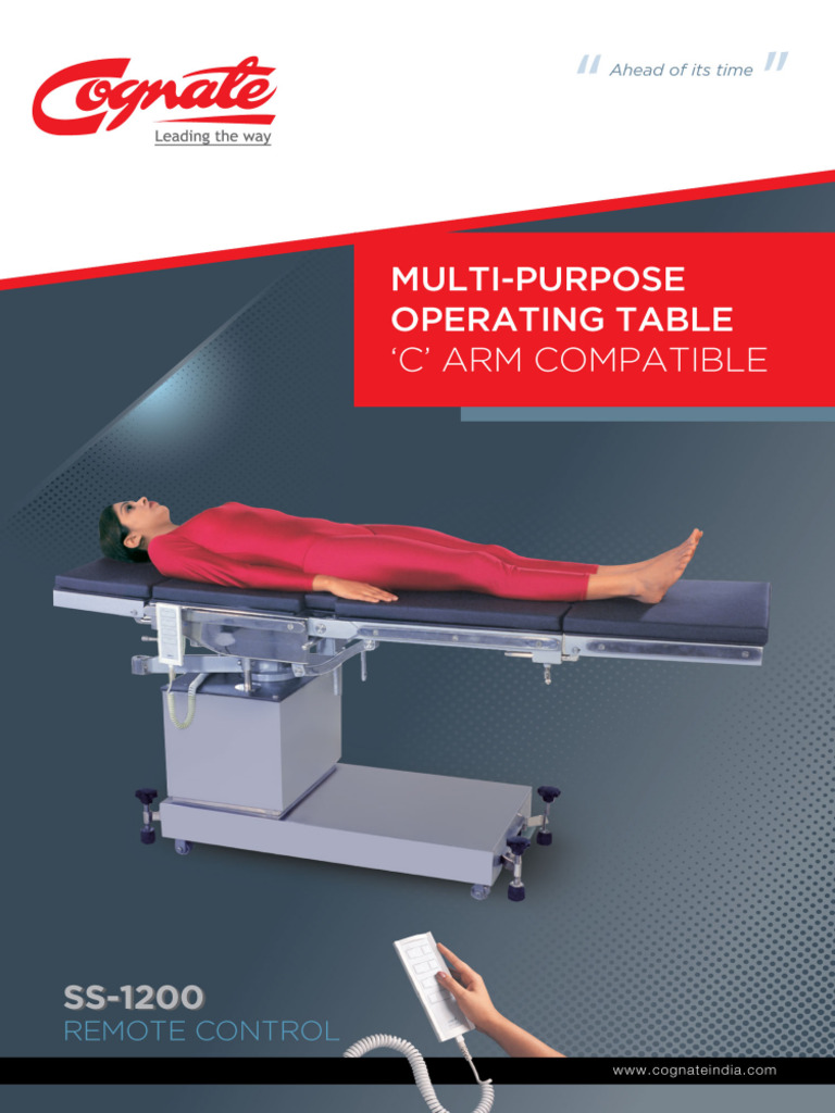 Advanced Remote Control for C-ARM Tables | PDF | Neurosurgery | Hip