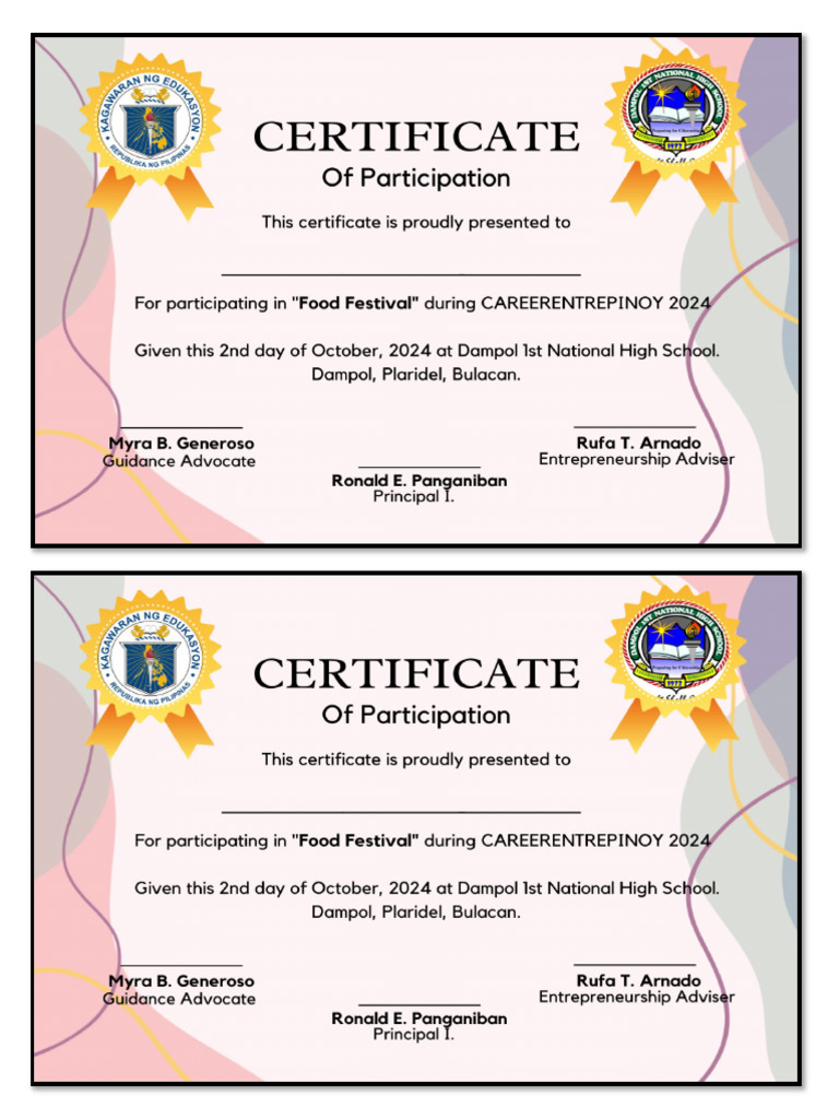 Certificate Entrep | PDF