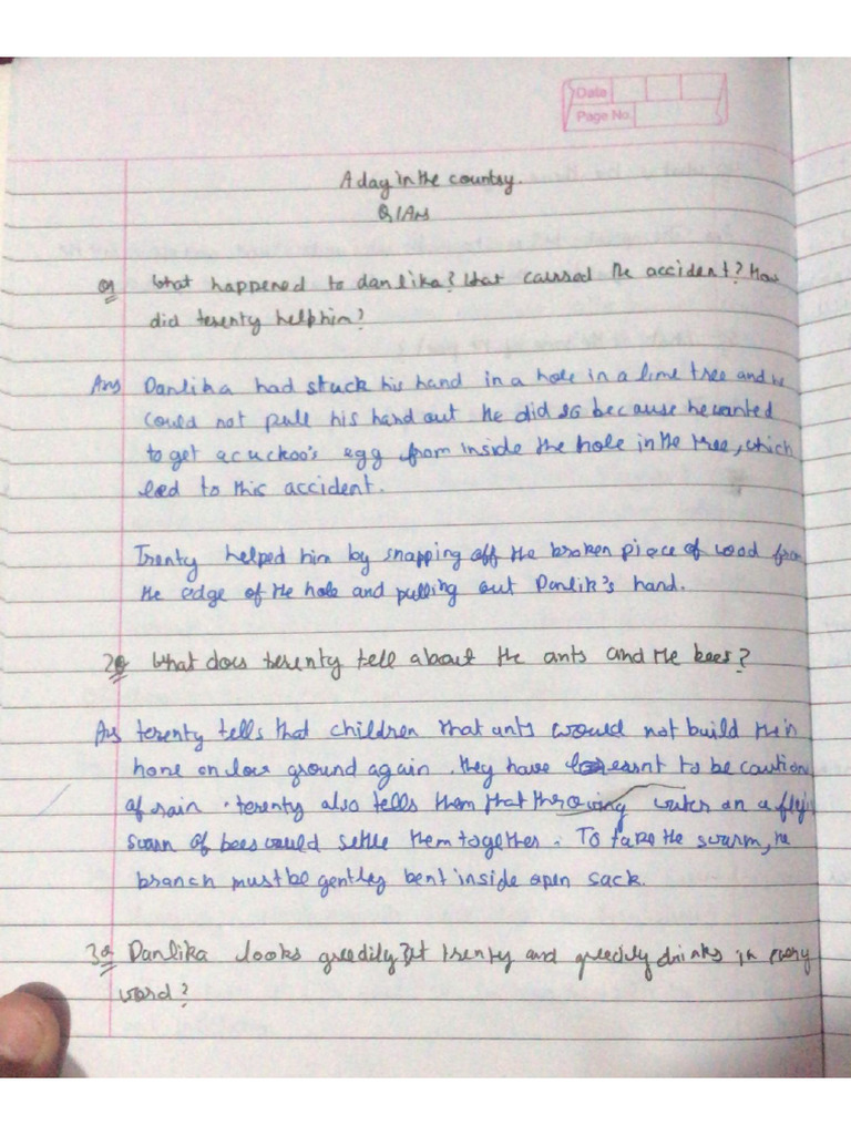 English - A Day in The Country | PDF
