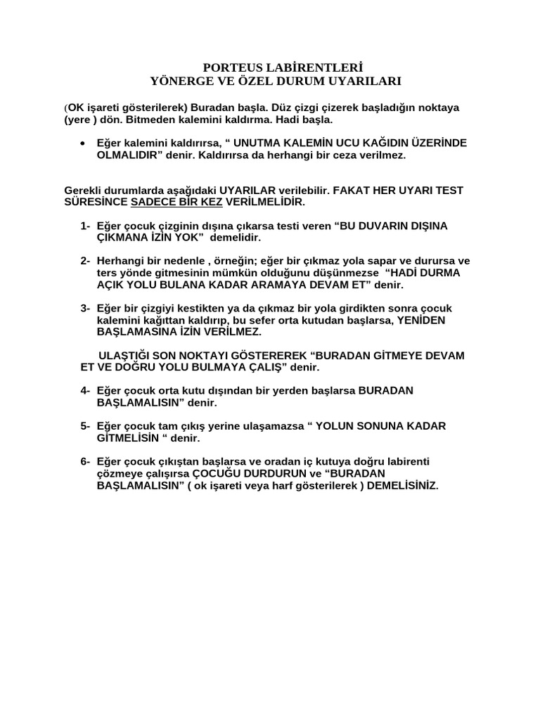 Porteus Labi̇rentleri̇ | PDF