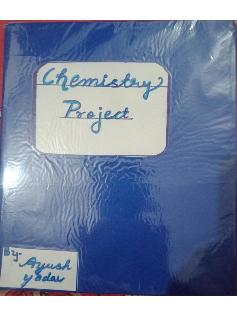 Chemistry Project File Class 10th | PDF