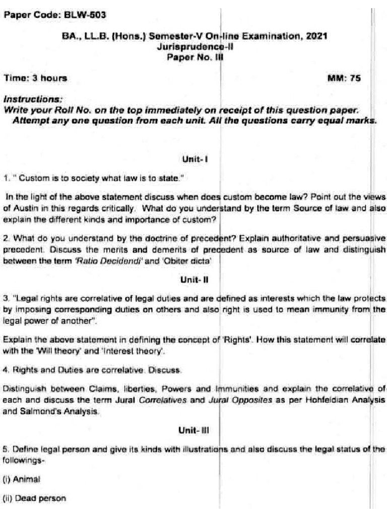 Juris Paper | PDF | Precedent | Legal Concepts
