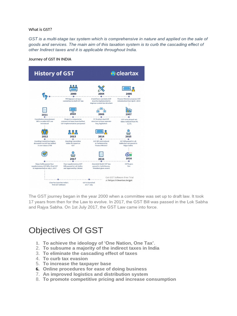 What Is GST | PDF | Taxes | Payments
