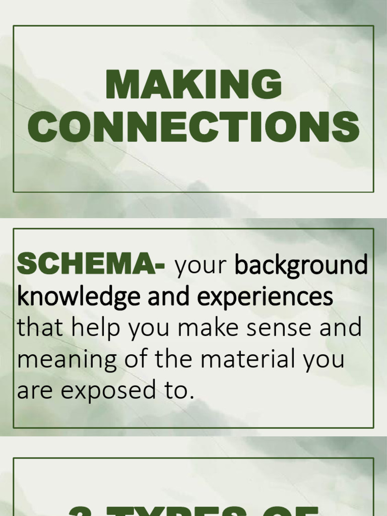 Making Connections | PDF