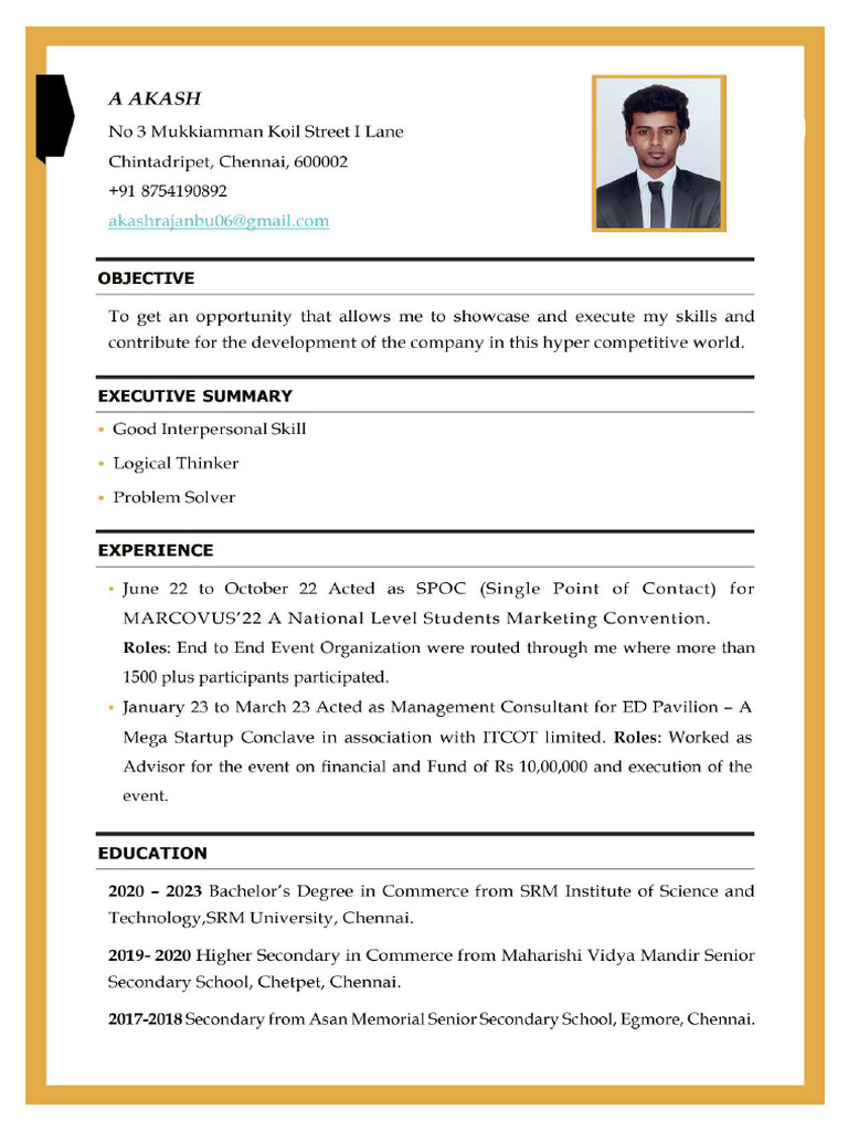 Akash Resume 2 | PDF