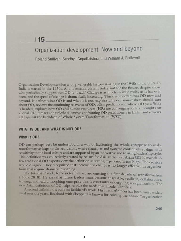 OD- now and beyond | PDF