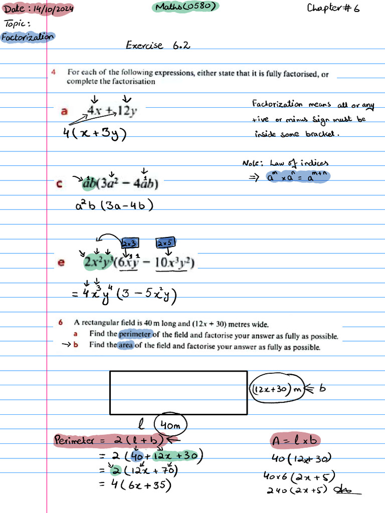 IG-1 Factorization_annotated | PDF
