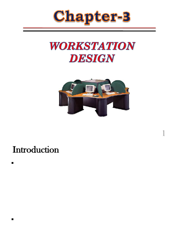 Ergonomic Workstation Design Principles | PDF | Human Factors And ...