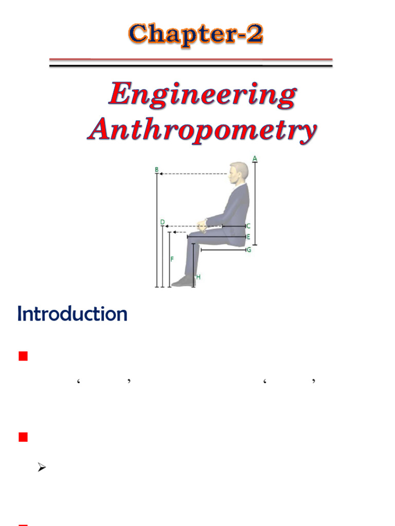 Chapter 2. Engineering Anthropometry | PDF | Anthropometry | Chair