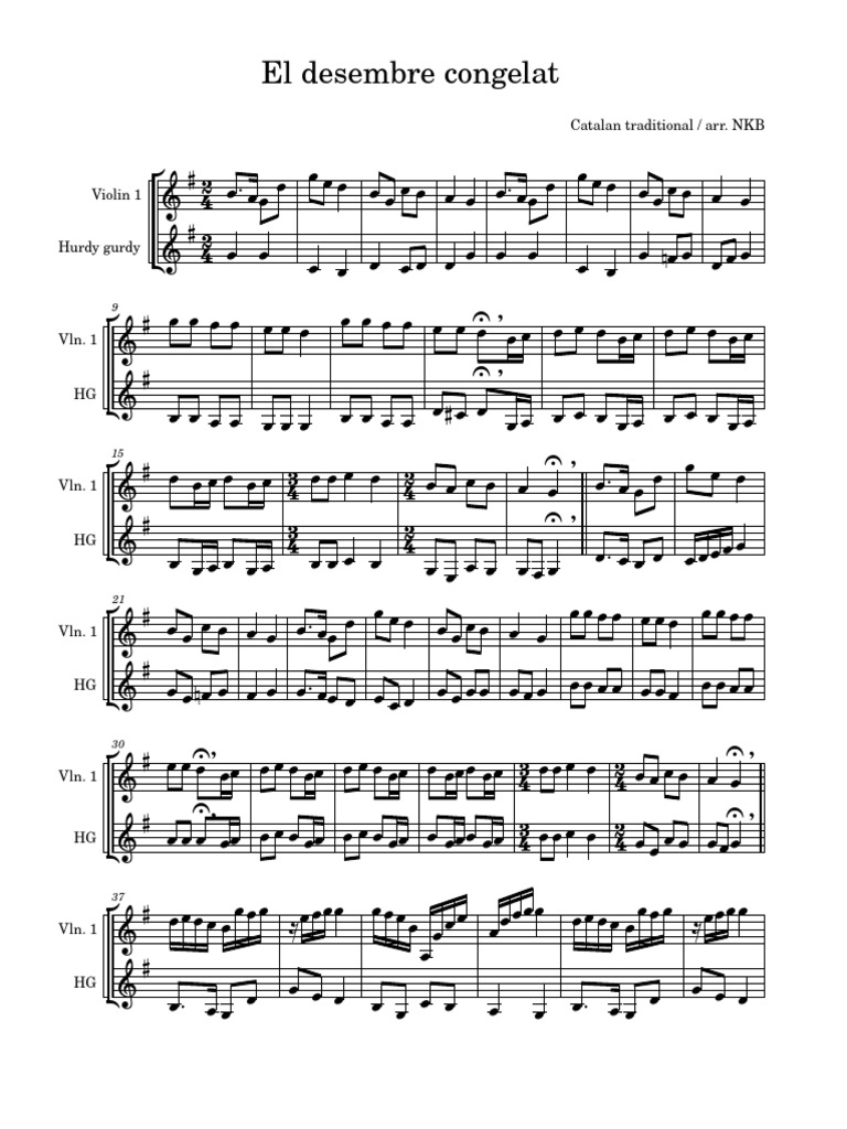 El Desembre Congelat (HG Duet) | PDF