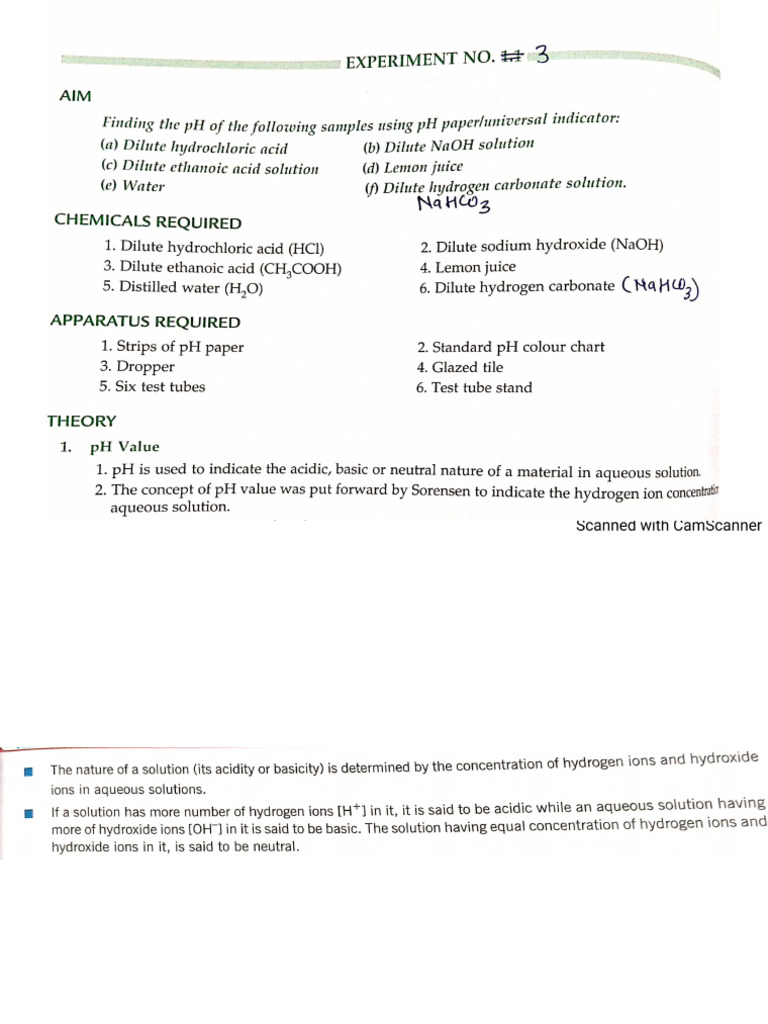 Practical 3 Chem | PDF