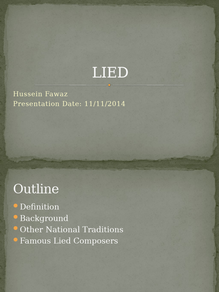 Romantic Era German Lieder | PDF | Art | History