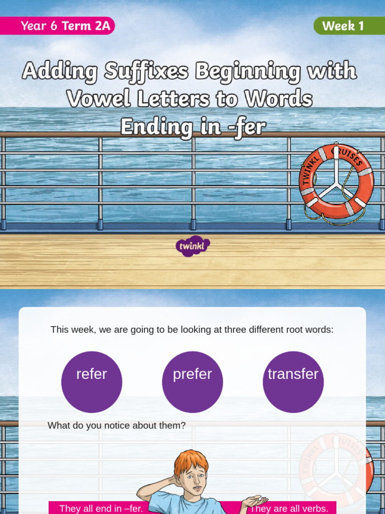 Understanding -fer Root Words and Spelling | PDF