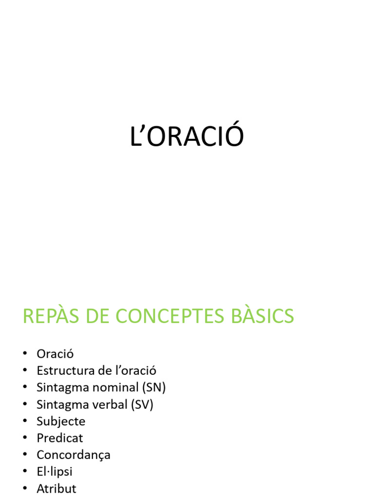 L'ORACIÓ | PDF