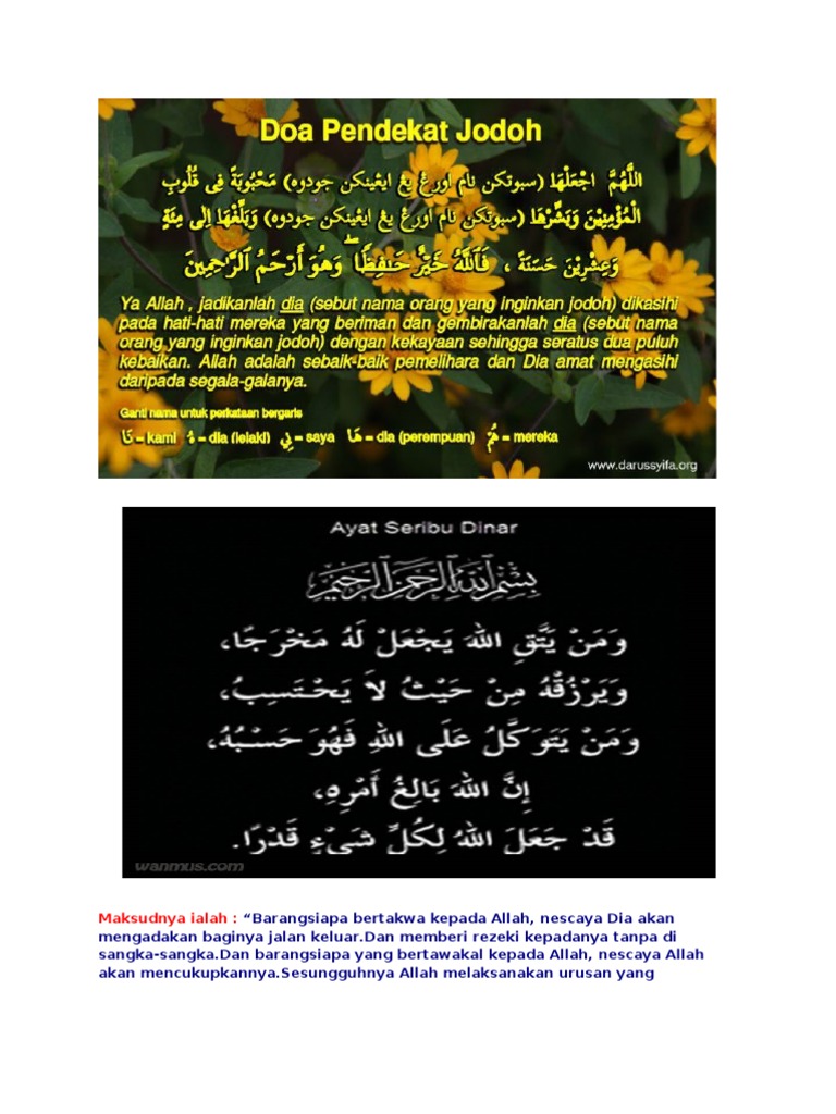 Doa Syifa.. | PDF | Agama & Spiritualitas