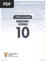 GR 10 Toerisme November Hersiening | PDF