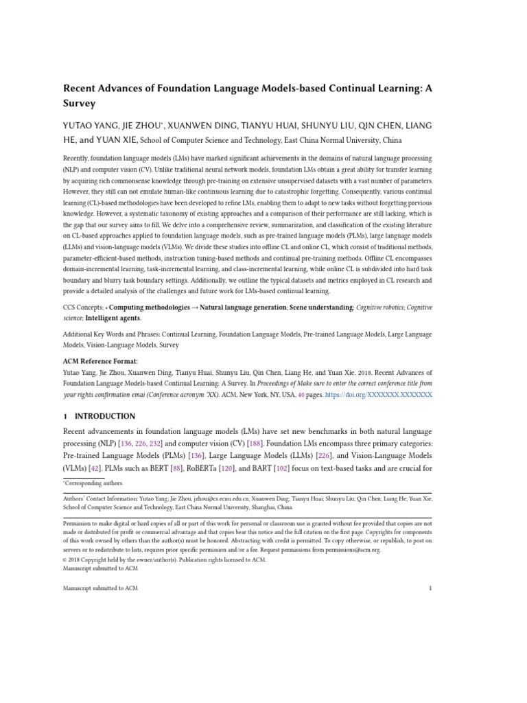 Recent Advances of Foundation Language Models-Based Continual Learning ...