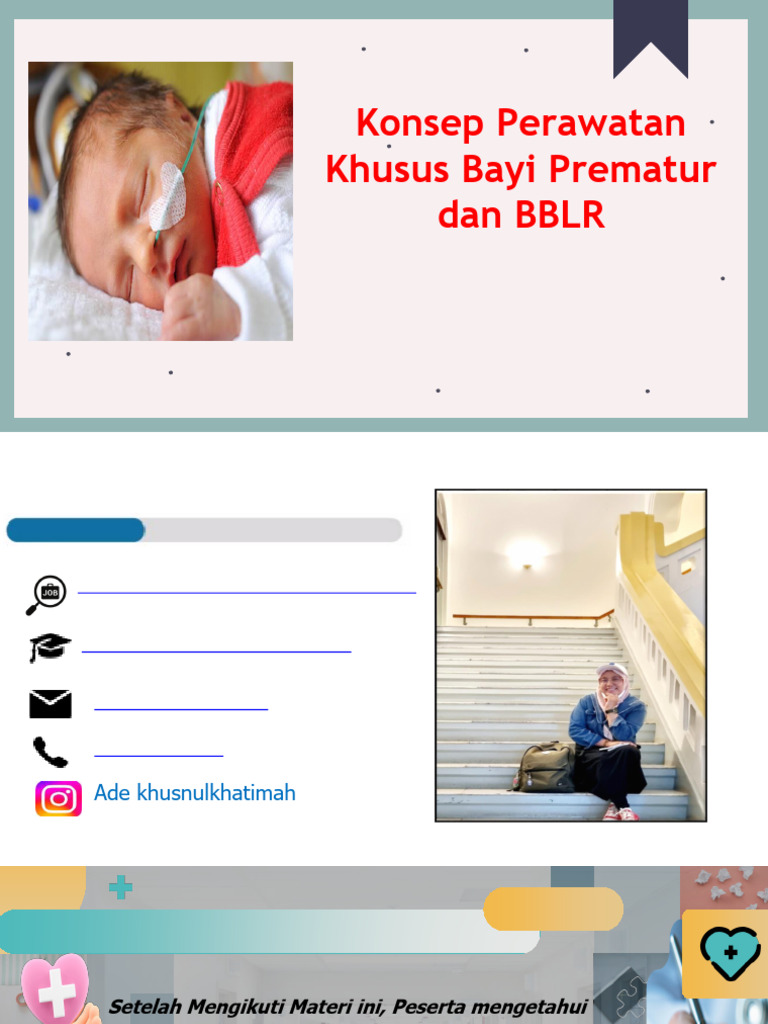 Ns SitiKusnul Khatimah - Konsep Perawatan Khusus Bayi Prematur Dan BBLR - 27 JULI 2024 | PDF