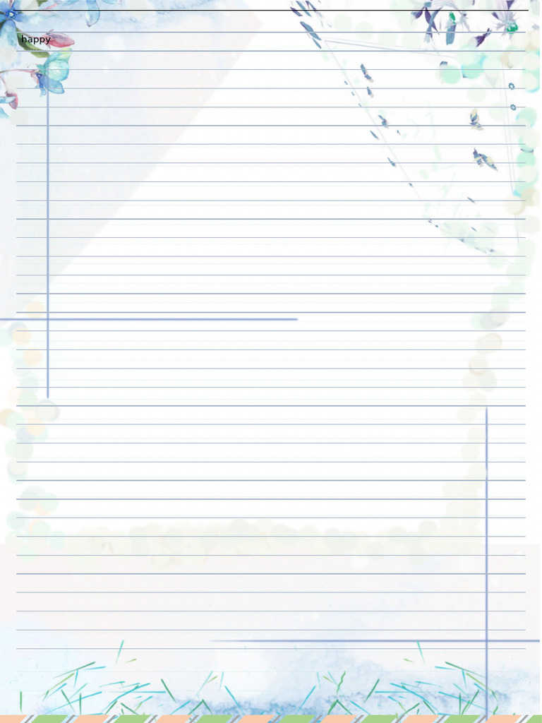 Fresh Blue Letter Paper-WPS Office | PDF