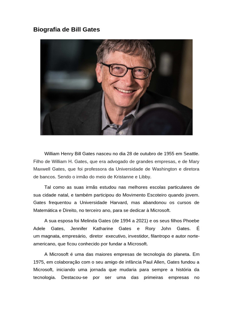 Biografia de Bill Gates e Steve Jobs - Simão Faria e Lara Magalhães ...