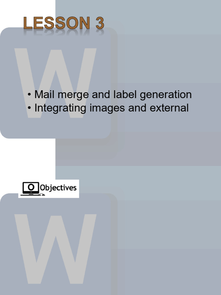 L3 Advanced Word Processing Skills | PDF | Microsoft Word | Computing