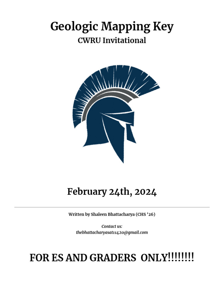 KEY - Geologic Mapping | PDF | Fault (Geology) | Rock (Geology)