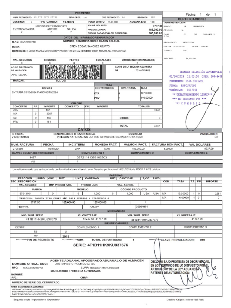 PEDIMENTO IMP-pdf (1) | PDF