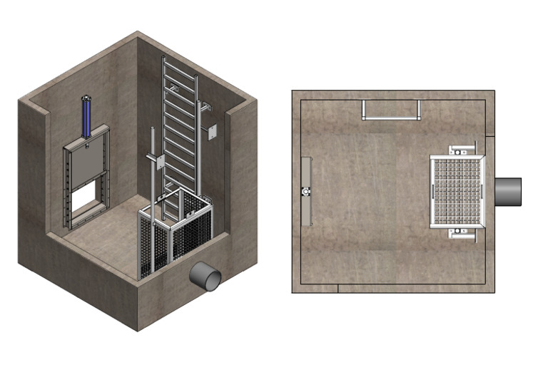 Lift Station Intake Connection Detail | PDF