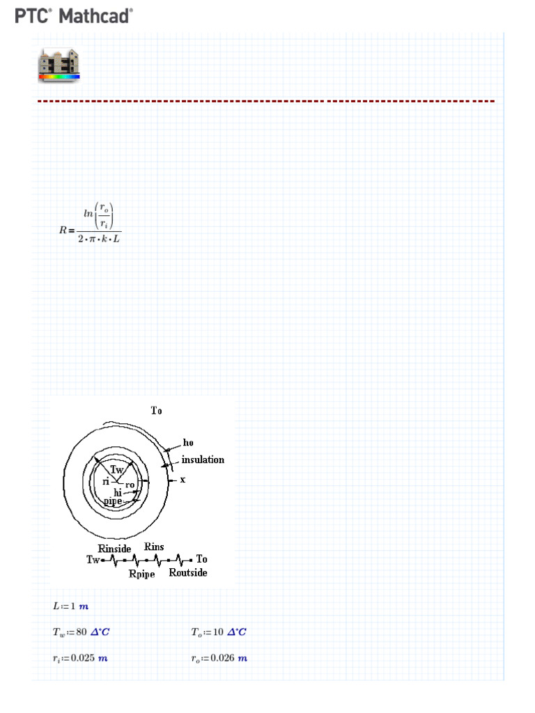 Heat Conduction Through Insulated Pipes | PDF | Thermal Insulation ...