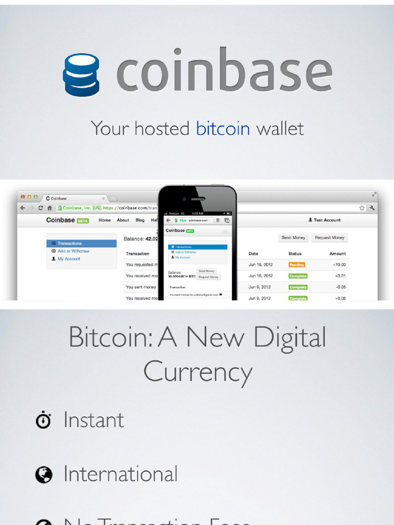 Coinbase Pitch Deck | PDF