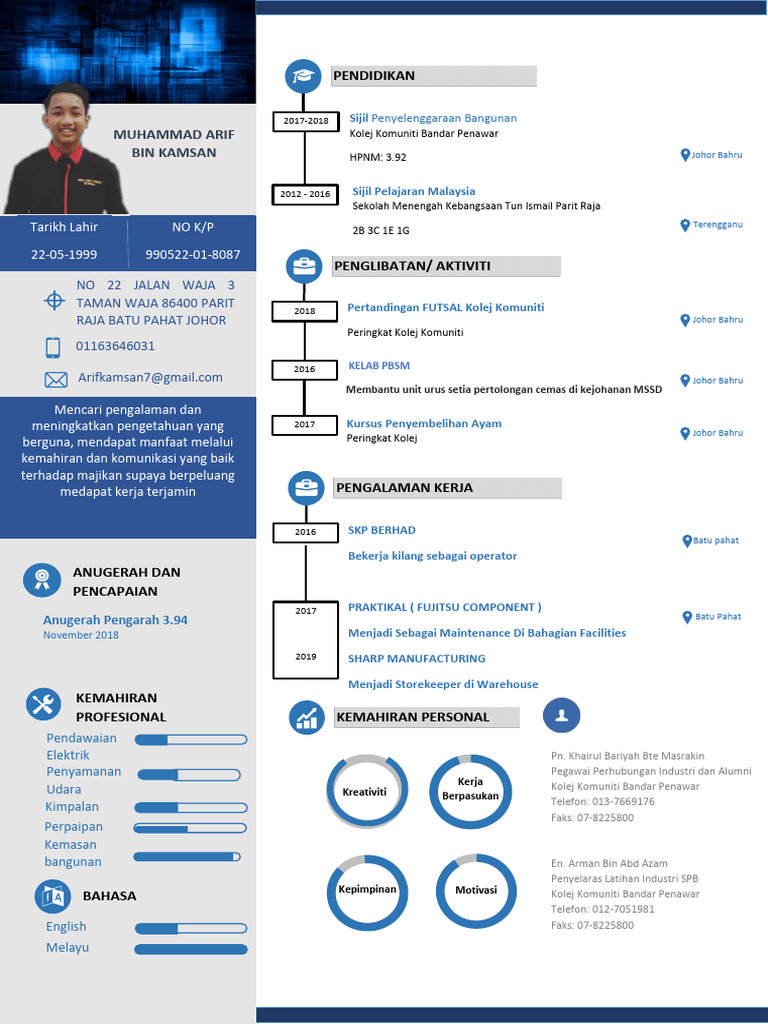 RESUME ARIF | PDF