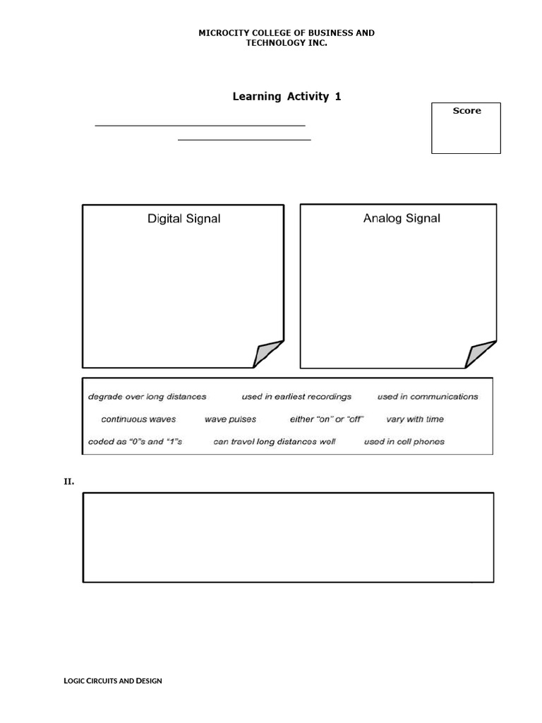 Learning-Activity-1 | PDF