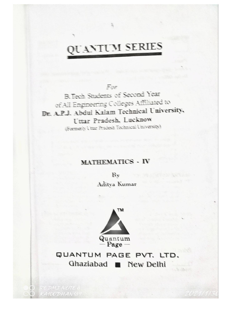 Quantum Series Of Mathematics Pdf