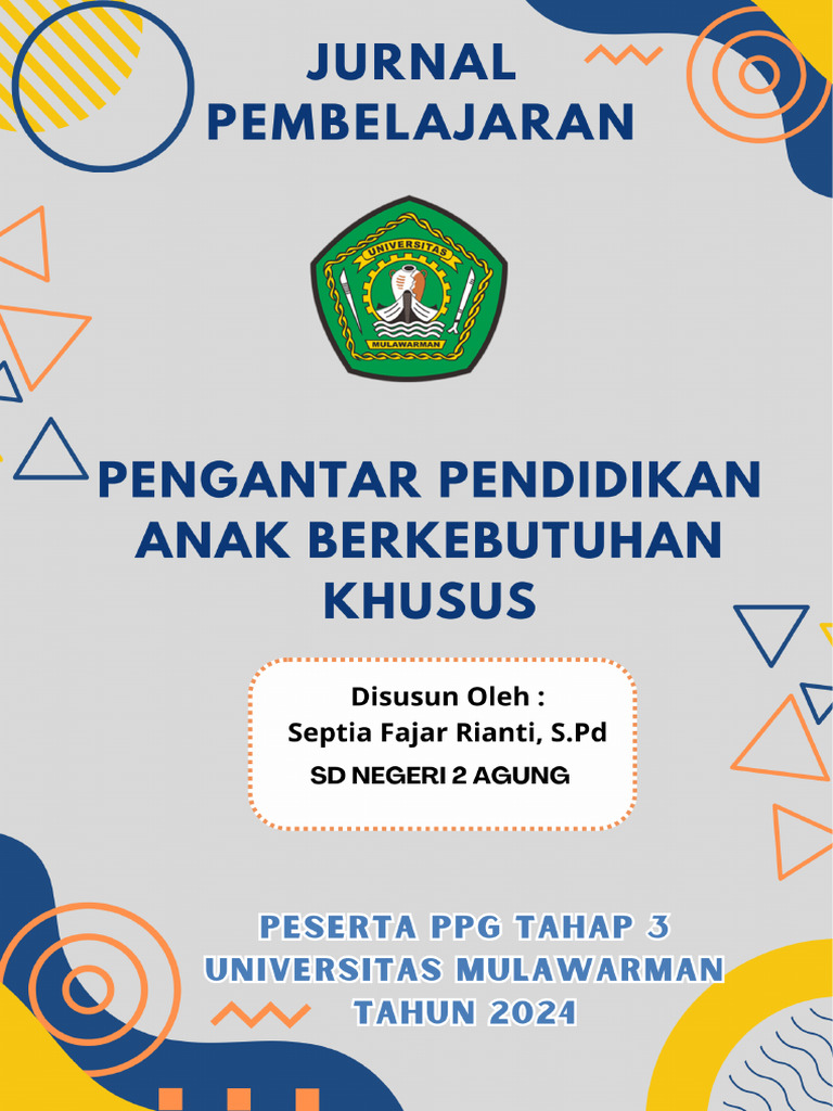 Jurnal 3 Pendidikan Anak Berkebutuhan Khusus | PDF | Karier & Perkembangan | Kesehatan Holistik