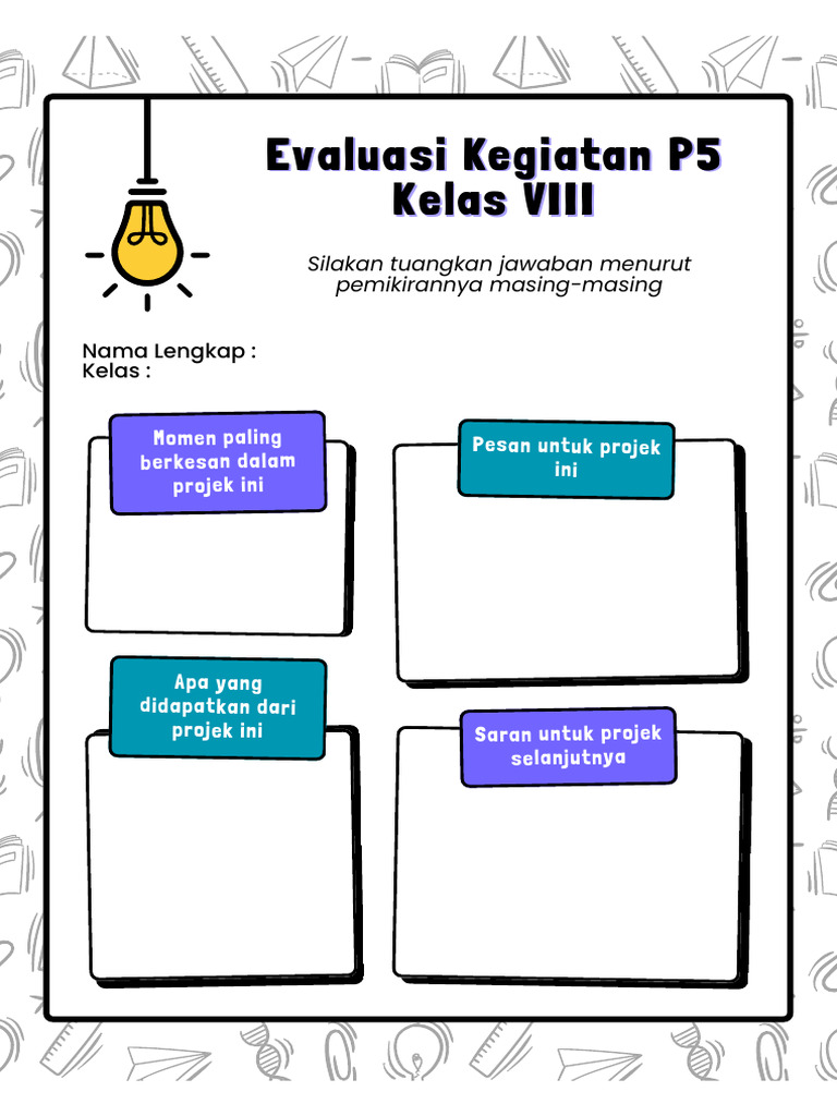 Lembar Evaluasi Kegiatan P5 | PDF