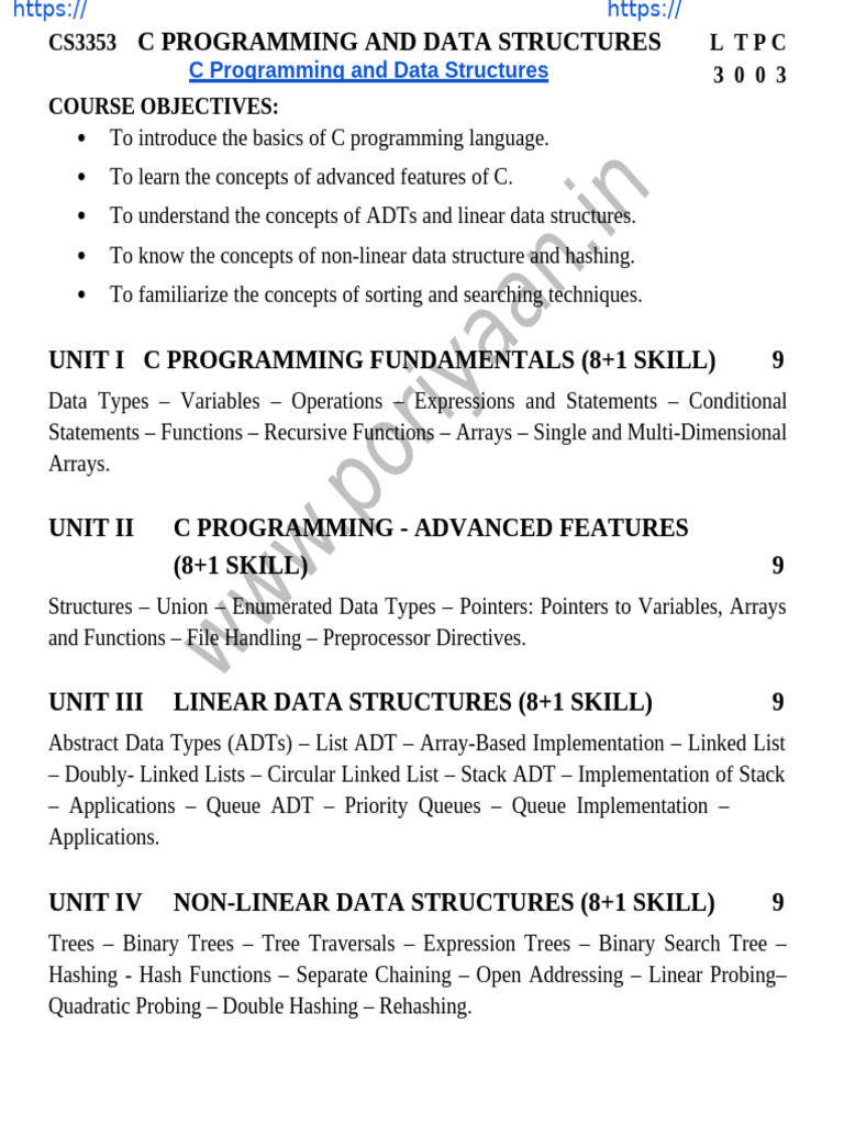 C Programming And Data Structures 1 Pdf Object Oriented Programming Queue Abstract Data