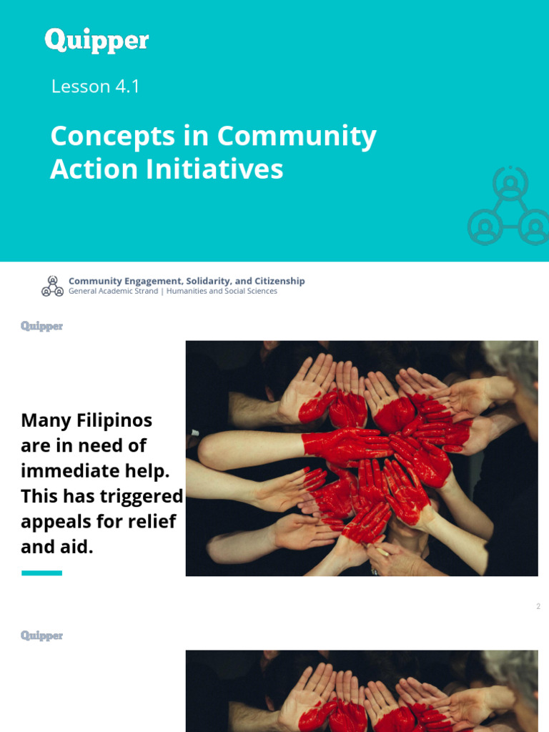 CSC 12 Q3 0401 - PS - Concepts in Community Action Initiatives | PDF ...