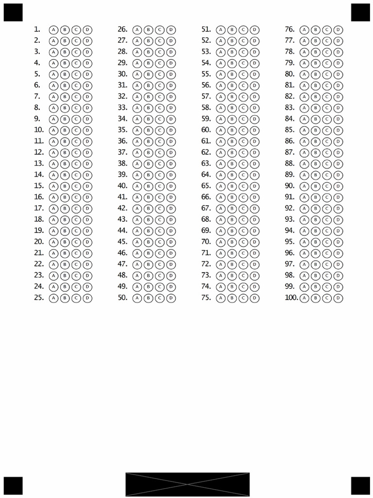 OMR Sheet (1) - Merged | PDF